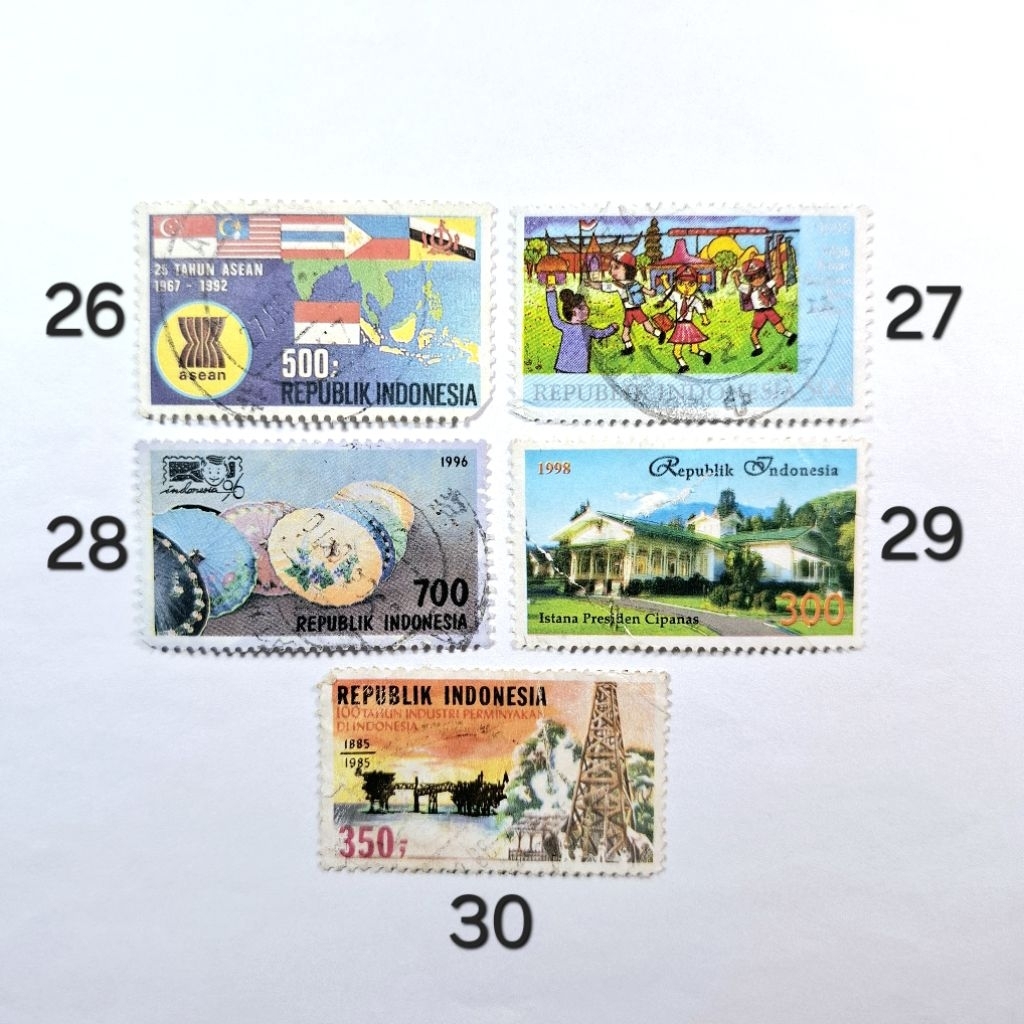 Jual Prangko Lama Indonesia Prangko Dalam Negeri Prangko Indonesia ...