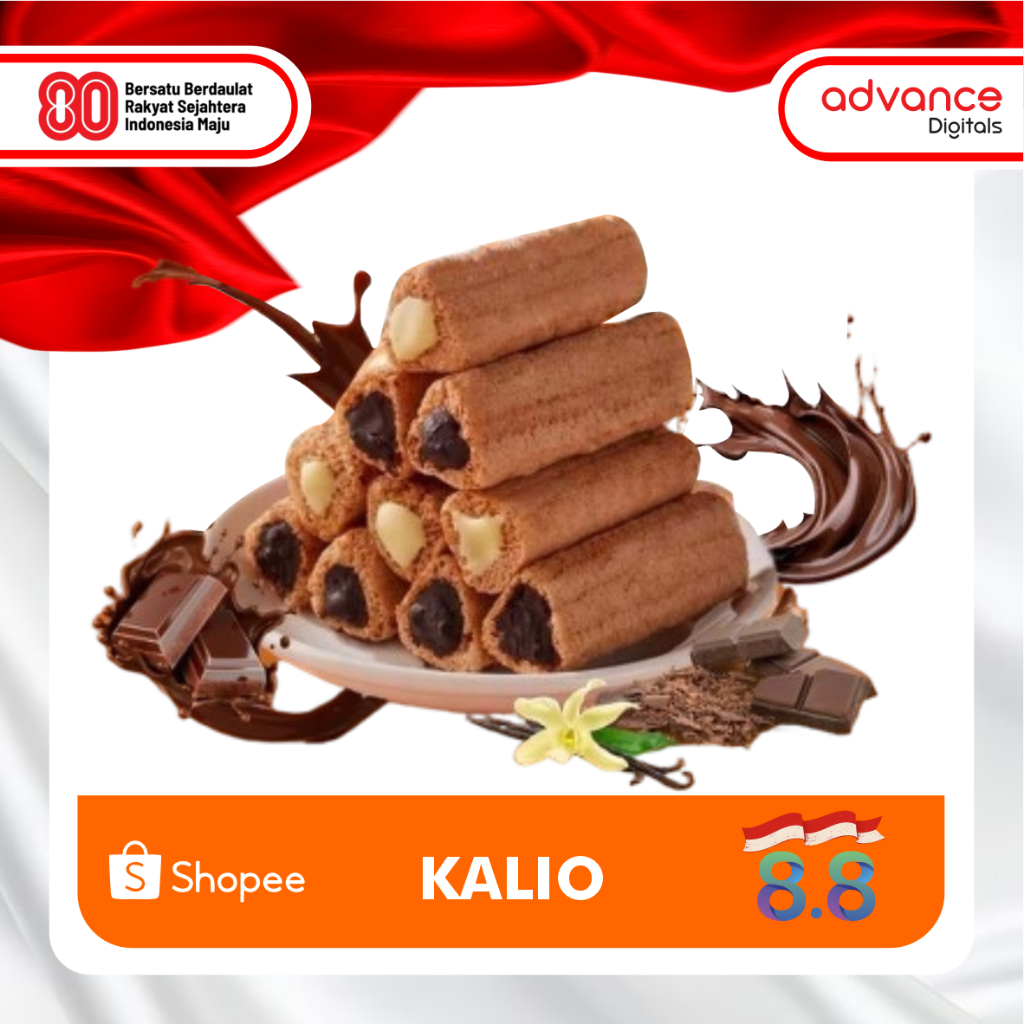 Jual Wafer KALIO / Snack Biskuit Coklat kalio Taiko stick/snack ...