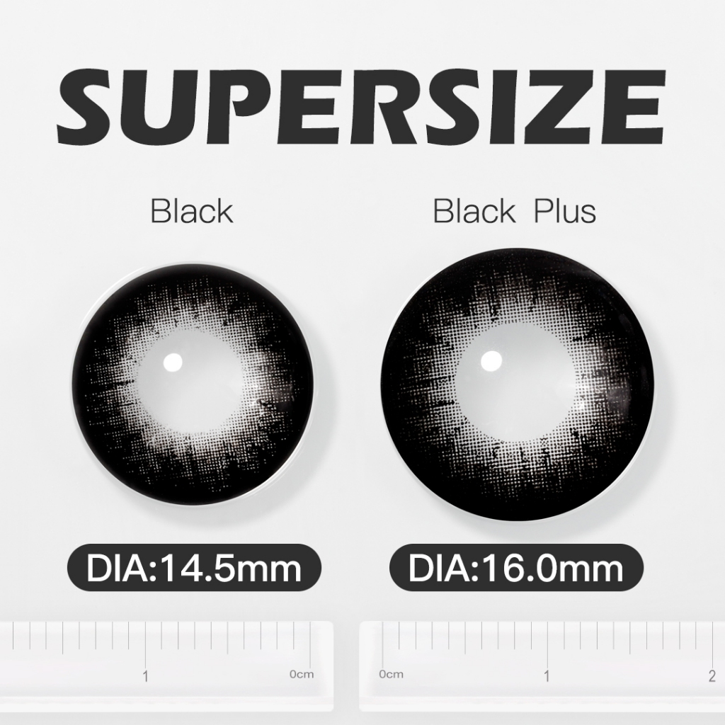 Jual MAGISTER SOFTLENS 16MM NORMAL BIG EYES SUPERSIZE SOFTLENS HITAM ...