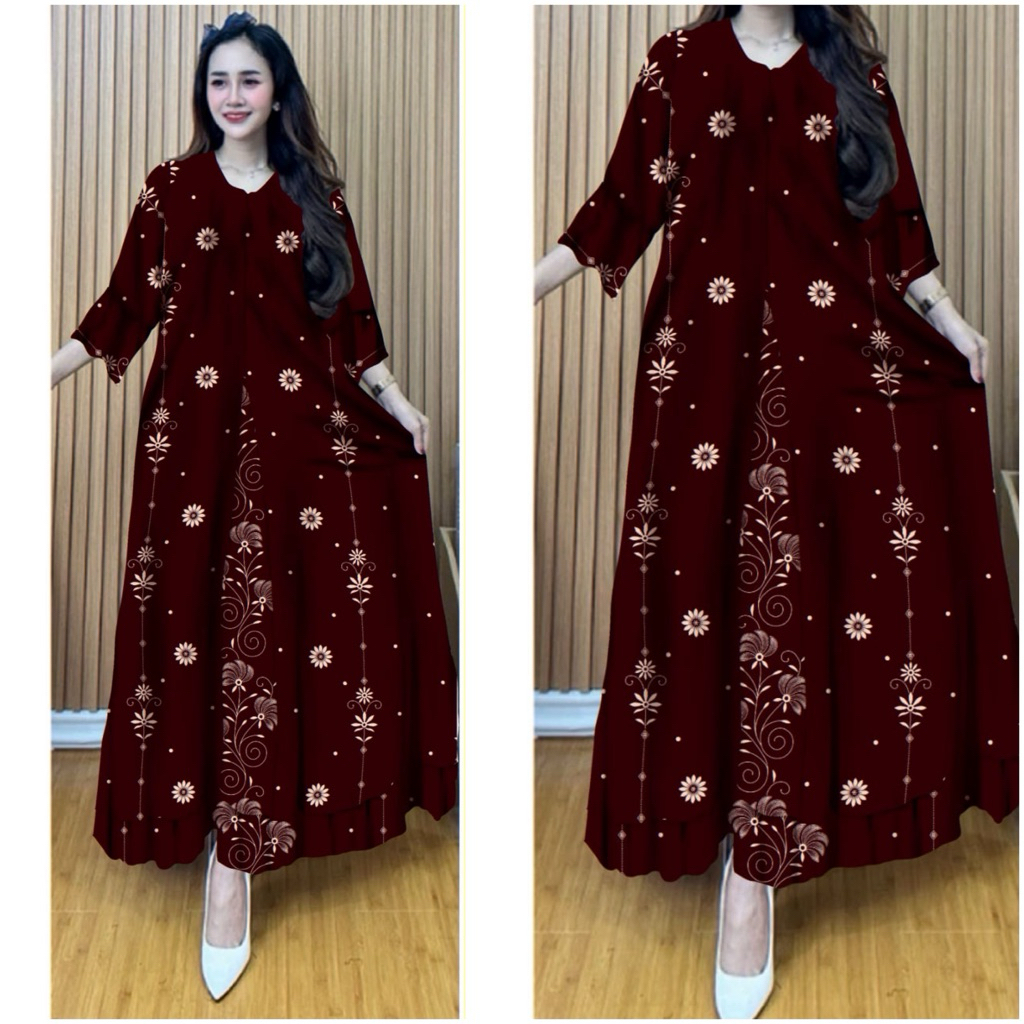 Jual TERBARU GAMIS RAYON PREMIUM | GAMIS TWILL ORI PEKALONGAN | GAMIS ...