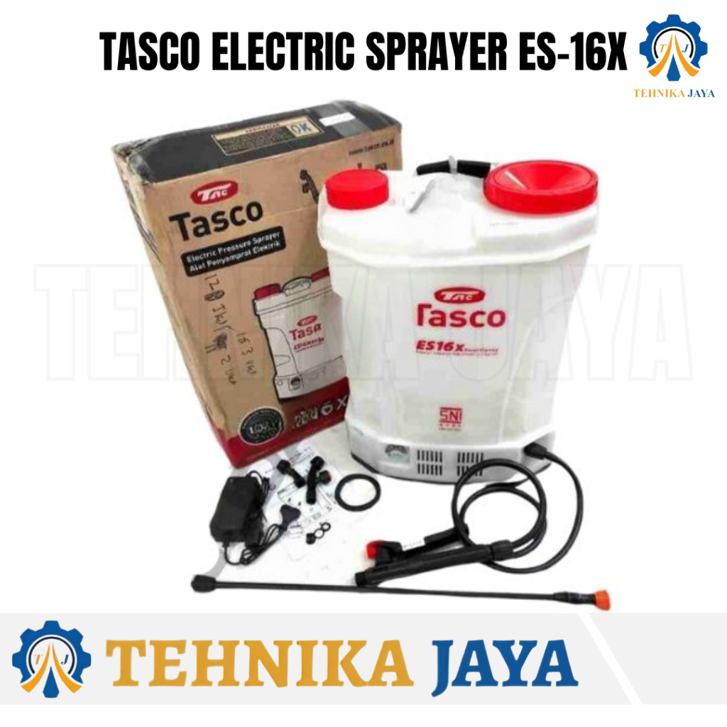 Jual ALAT SEMPROT HAMA PESTISIDA SPRAYER ELEKTRIK BATERAI TASCO ES 16 X ...