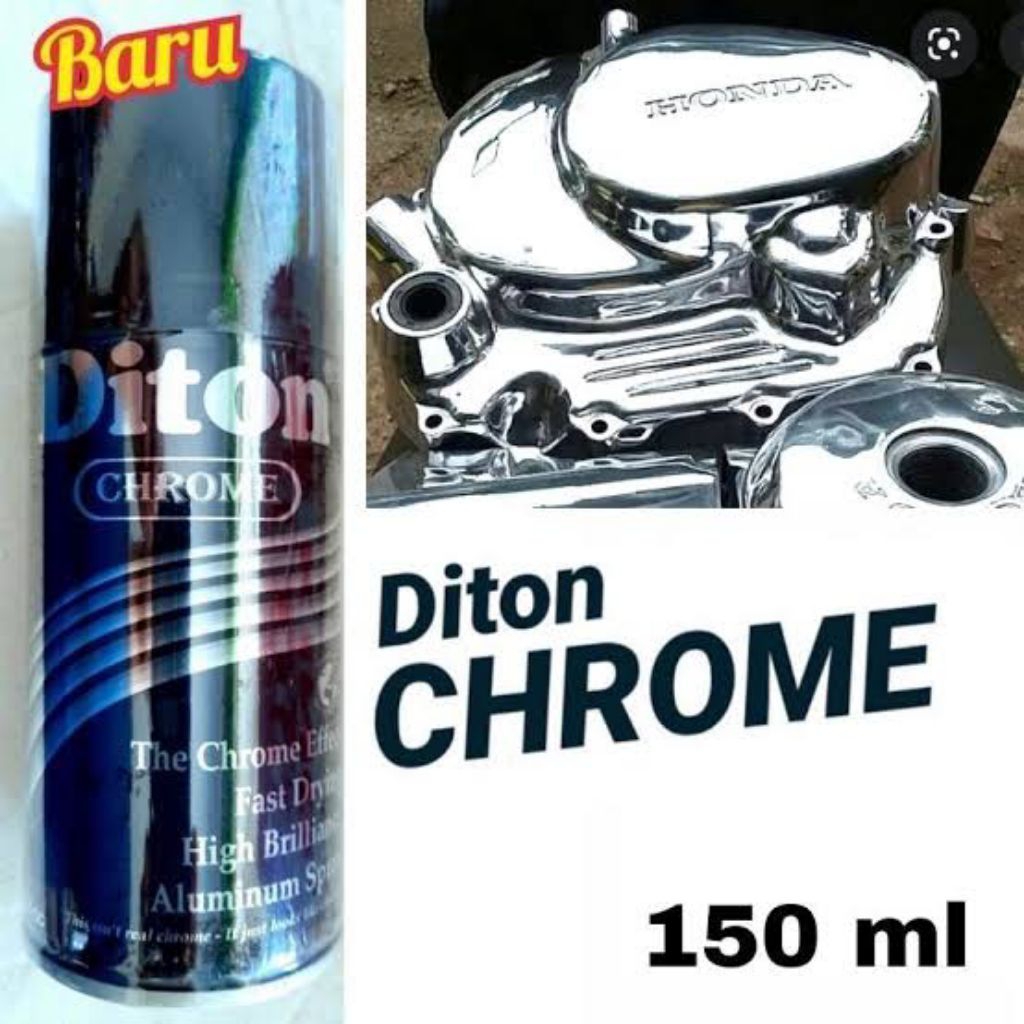 Jual Cat Chrome Krom Pilok Kecil Diton 150cc Cat Semprot Lampu Velg ...