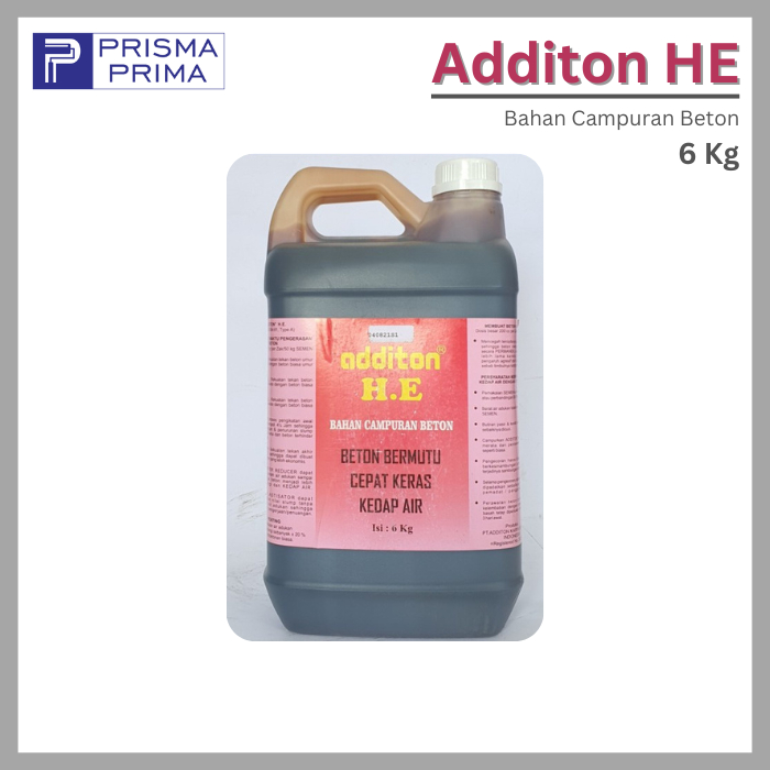 Jual Additon Aditon HE Obat Cor Pengeras Beton Galon 6 Kg | Shopee ...