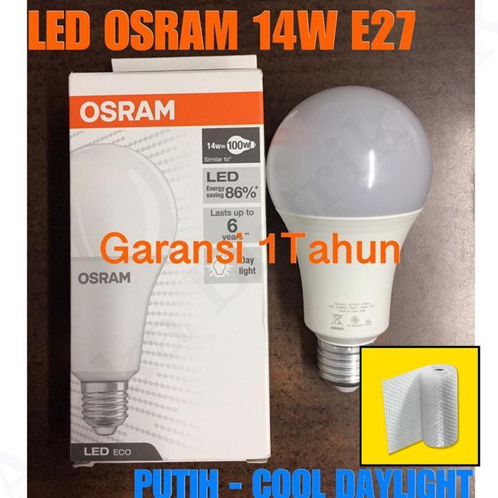 Jual Lampu LED OSRAM 12W 14W 15W E27 PUTIH 12Watt 14Watt 15Watt 6500K ...