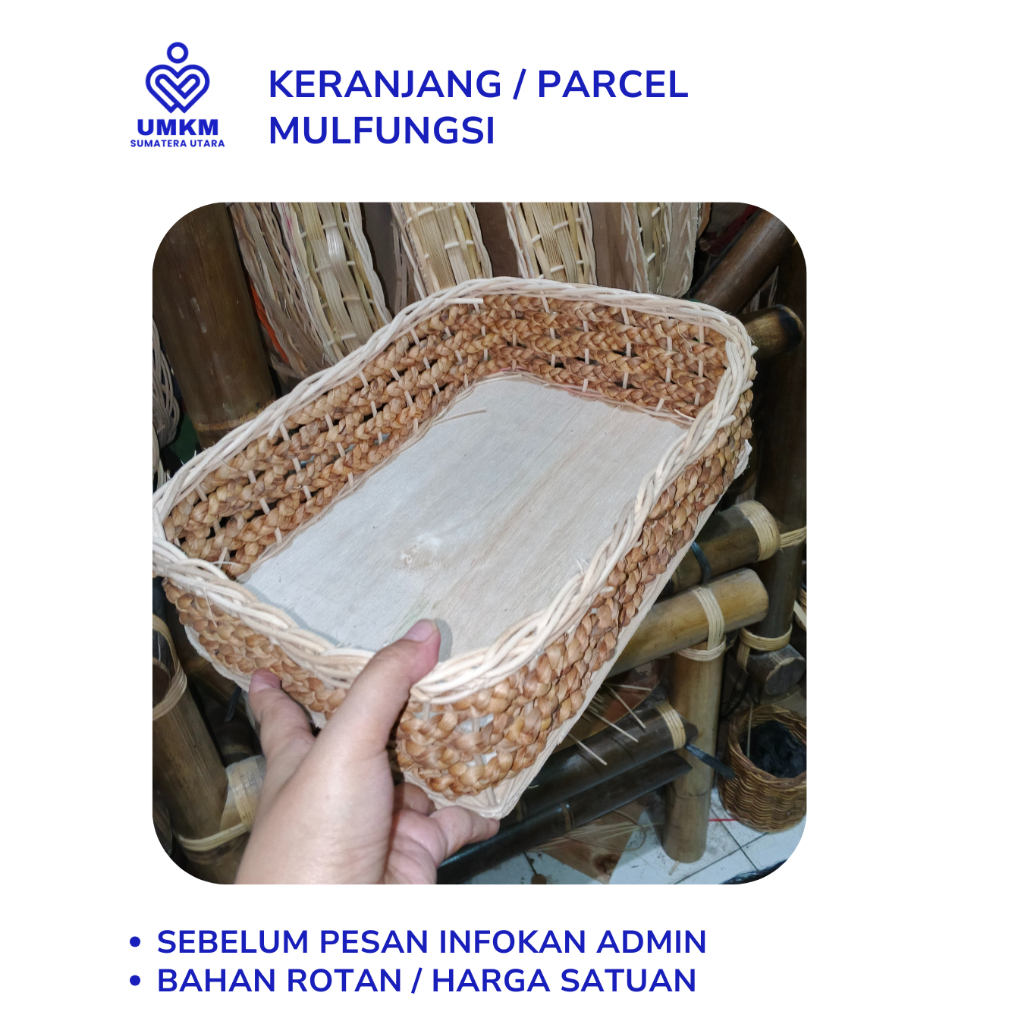 Jual Keranjang Rotan / Parcel Rotan / Parcel Buah Rotan / Parcel Telur ...