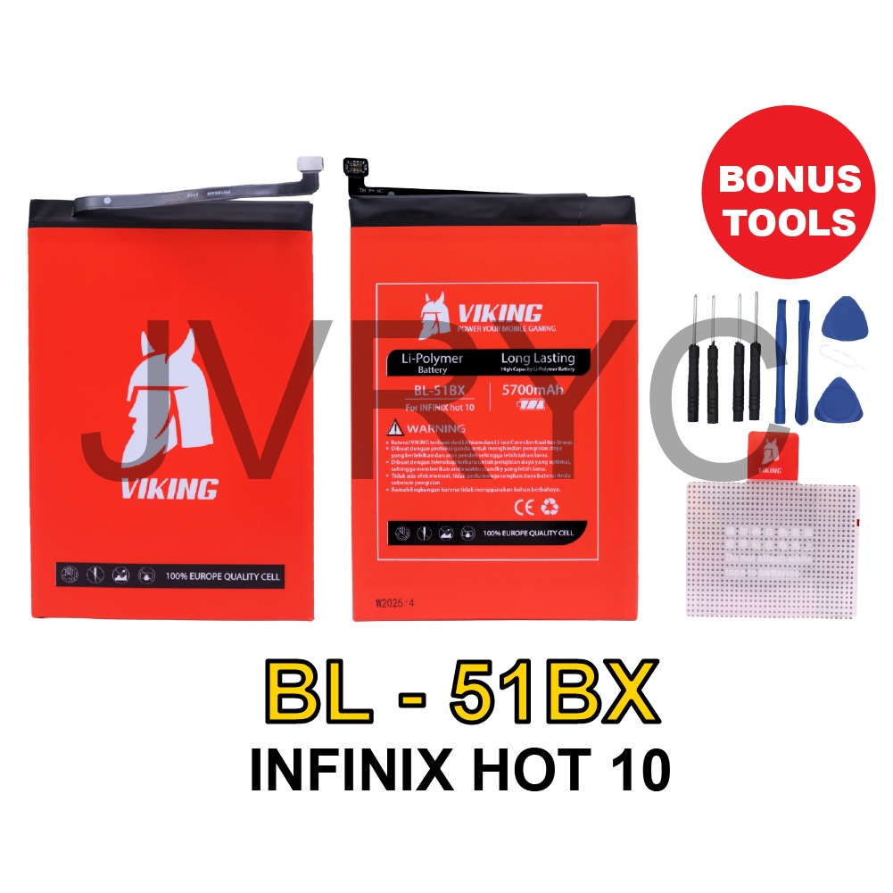 Jual VIKING Baterai Infinix Hot 10 X682 - Note 8 X692 - Note 8i X683 BL ...