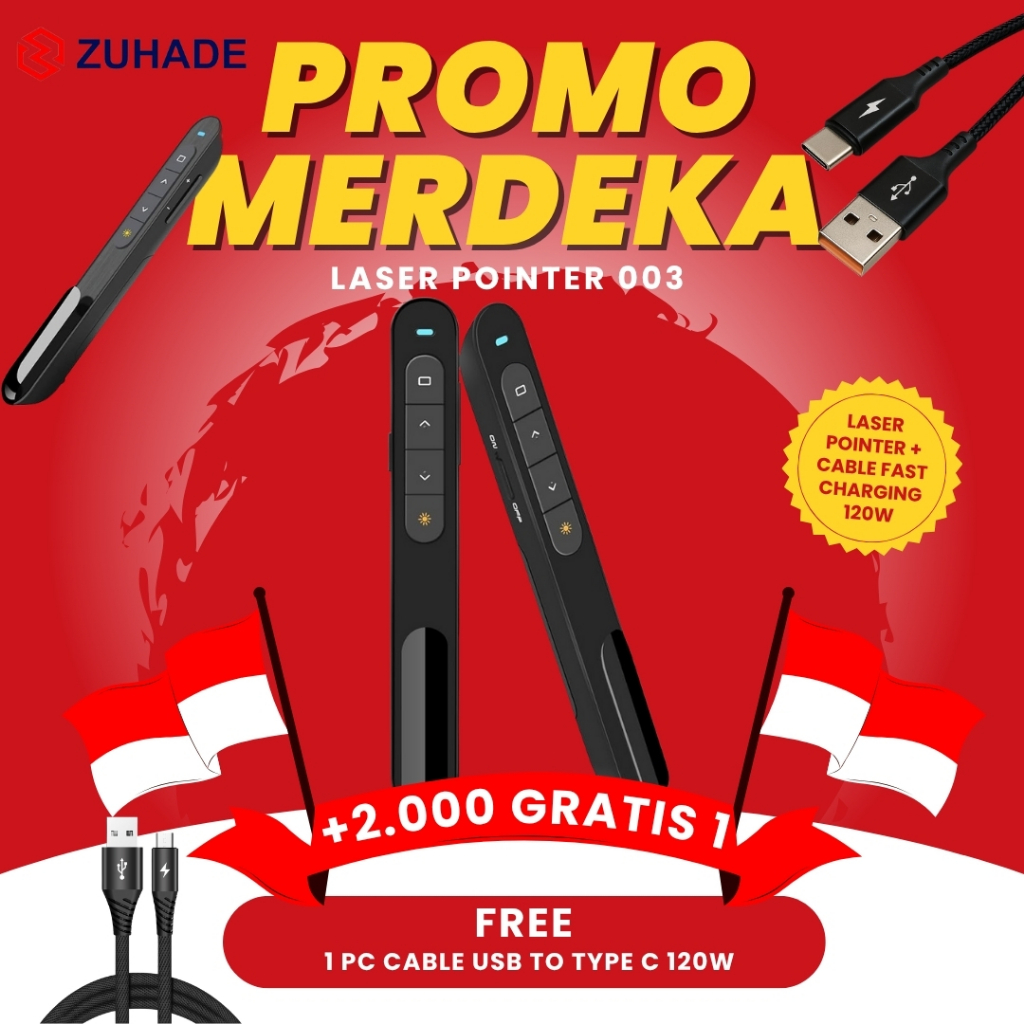 Jual PROMO TAMBAH 2 RIBU 2000 GRATIS 1 Laser pointer presentasi / laser ...