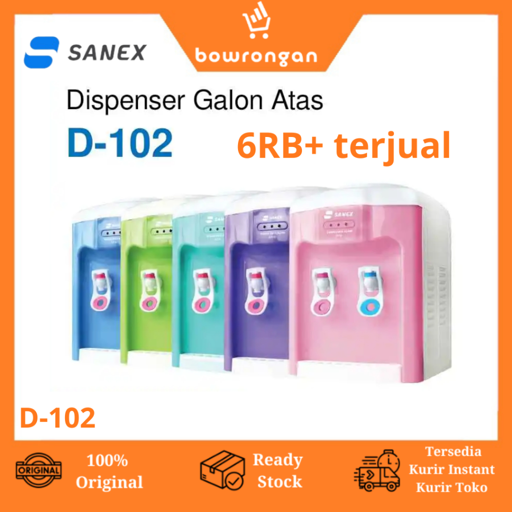Jual Sanex Dispenser Galon Atas - Dispenser Air Panas Dan Normal D-102 ...