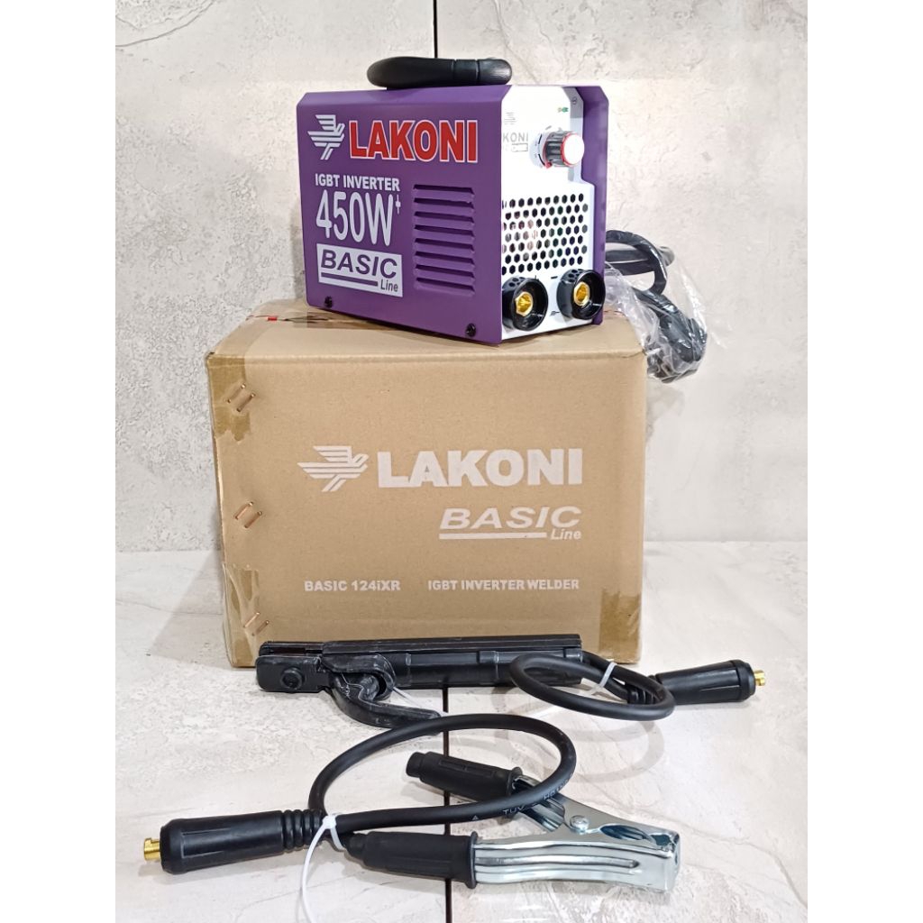 Jual Mesin Las Lakoni Basic 124iXR 450 Watt Inverter IGBT - Travo Las Lakoni Basic 124IXR ...