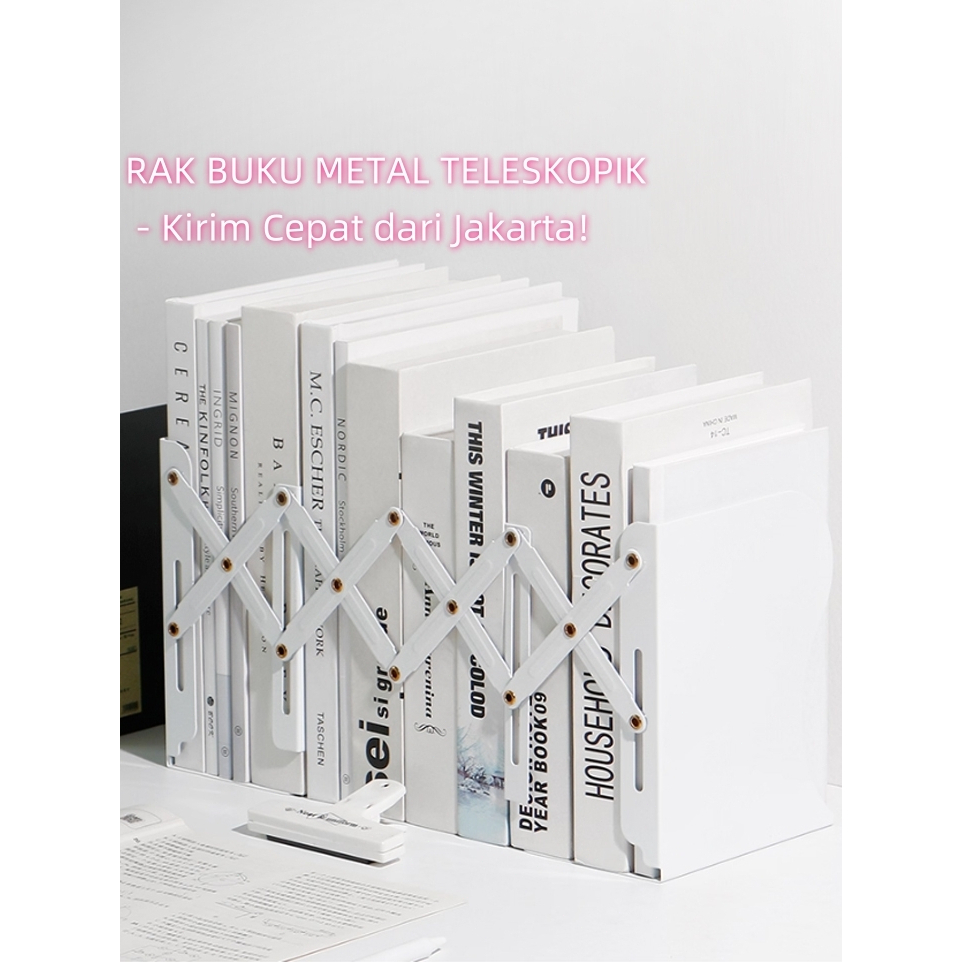 Jual RAK BUKU METAL TELESKOPIK – Kuat & Anti Karat, Bisa Diatur ...