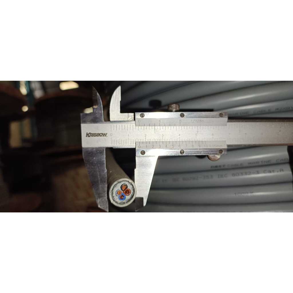 Jual KABEL MARINE / MERIN M2XQY 4 x 4 mm 0,6/1kV GREY FIRST CABLE - 10 ...