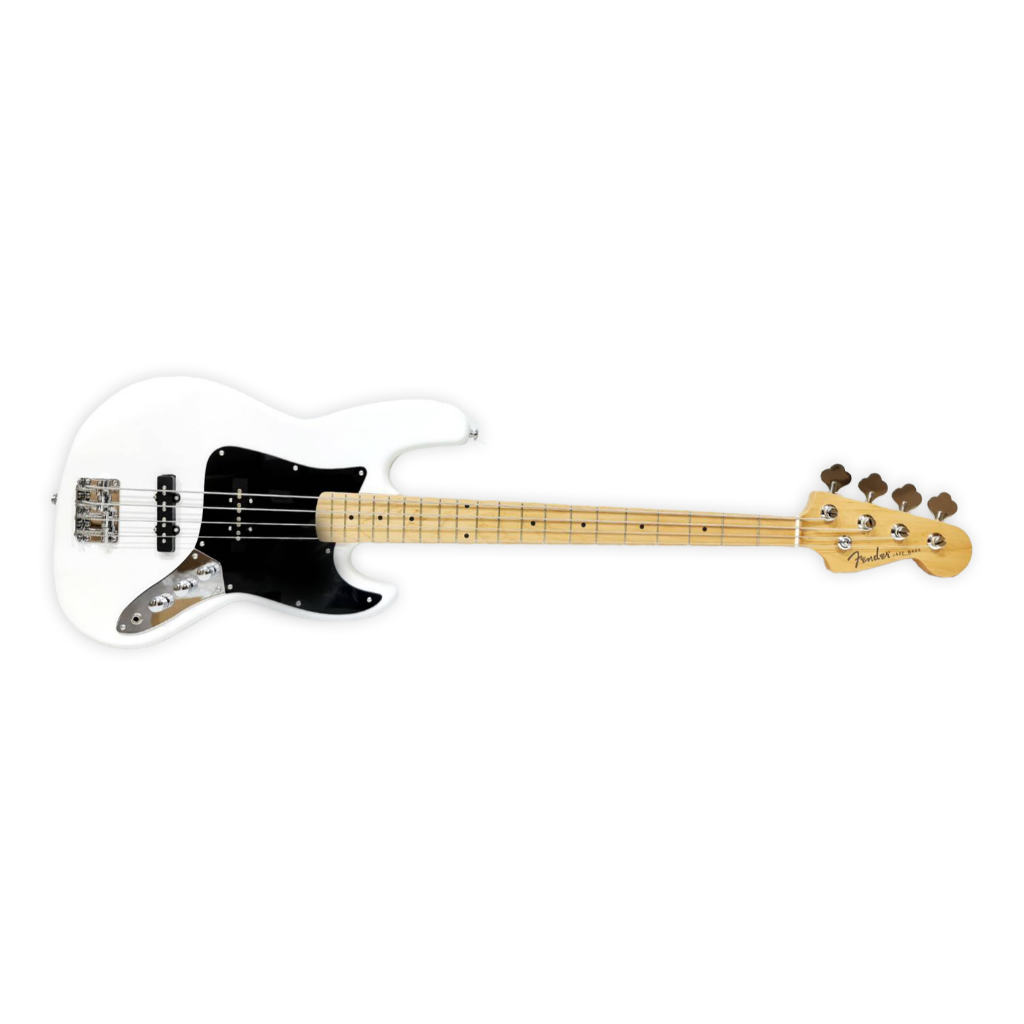Jual Bass Elektrik Merk Fender Model Jazz Bass Senar 4 Warna Putih ...