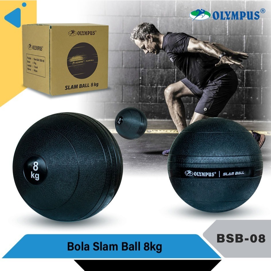 Jual Bola Slam Ball 8kg BSB-08 - OLYMPUS | Shopee Indonesia