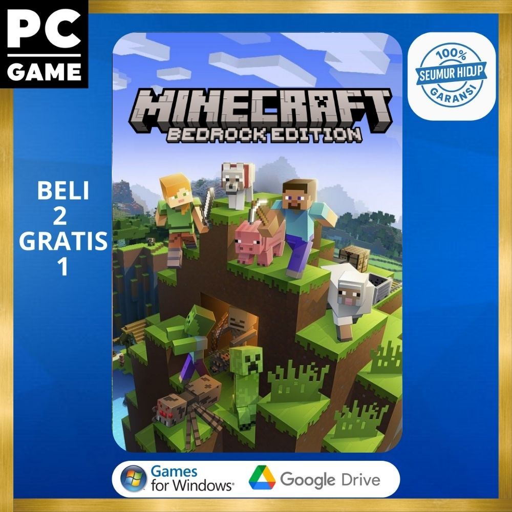 Jual Minecraft Bedrock edition - PC Game | Shopee Indonesia