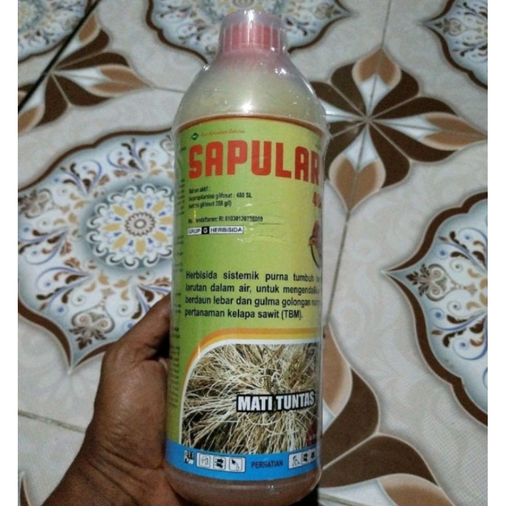 Jual Sapularis 480 SL 1 Liter, Obat rumput basmi gulma liar sampai ke ...