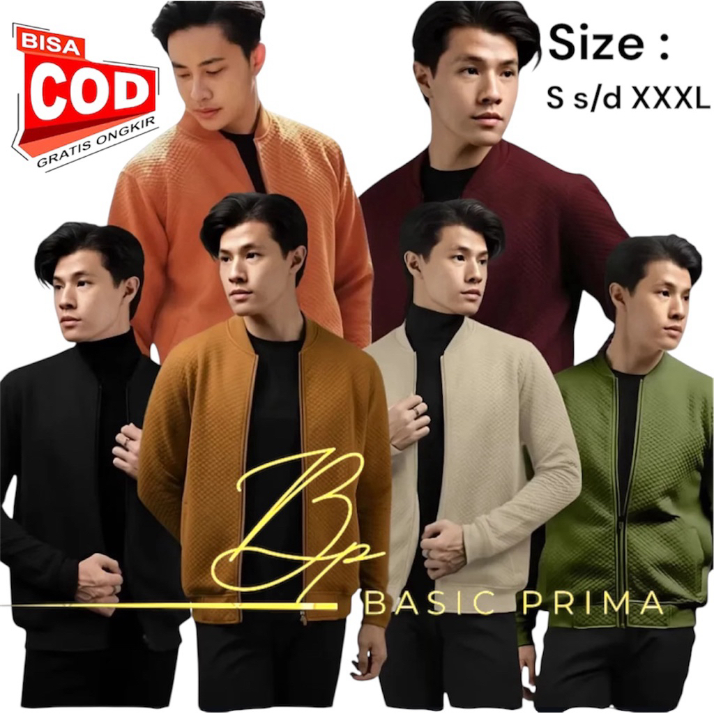 Jual (COD) JACKET COMFY PREMIUM ORIGINAL BASIC PRIMA SIZE S s/d XXXL ...