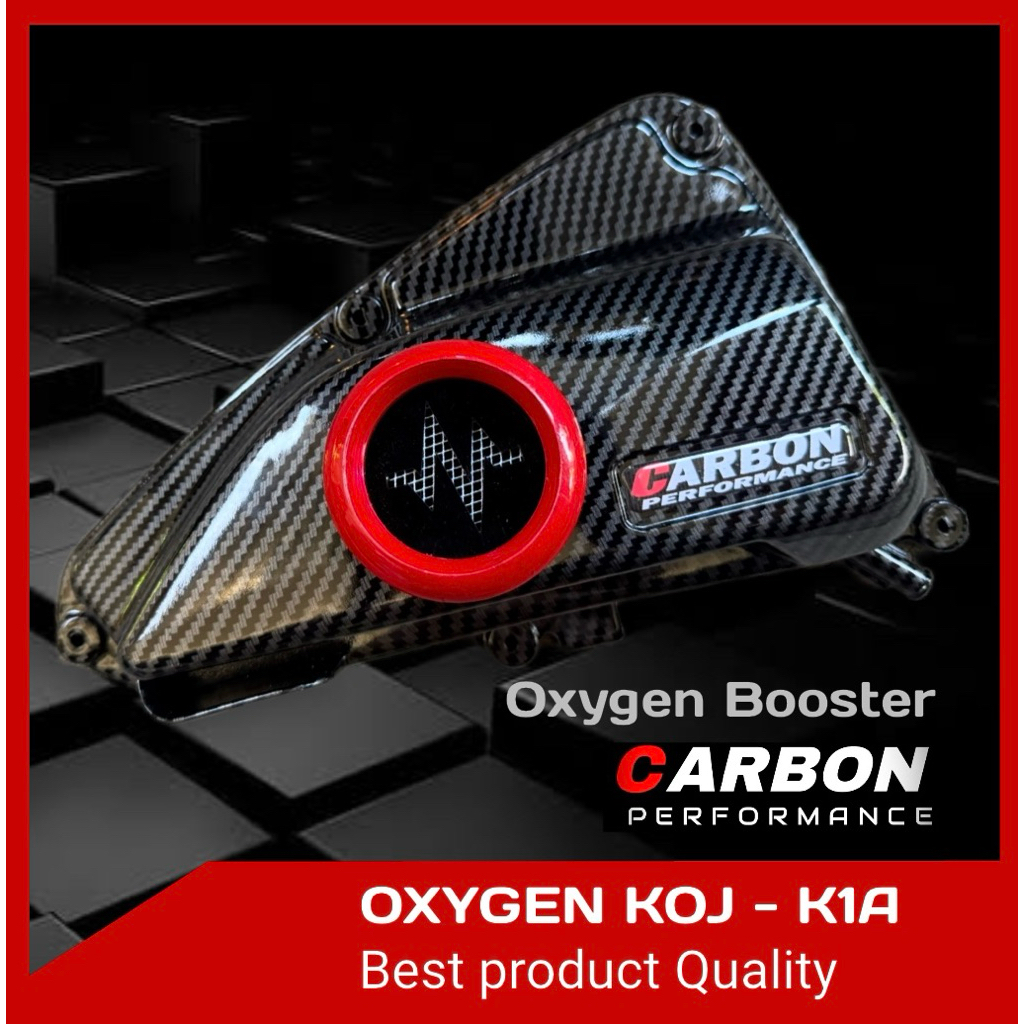 Jual CORONG UDARA carbon OXYGEN tutup filter beat deluxe 2020-2024 ...