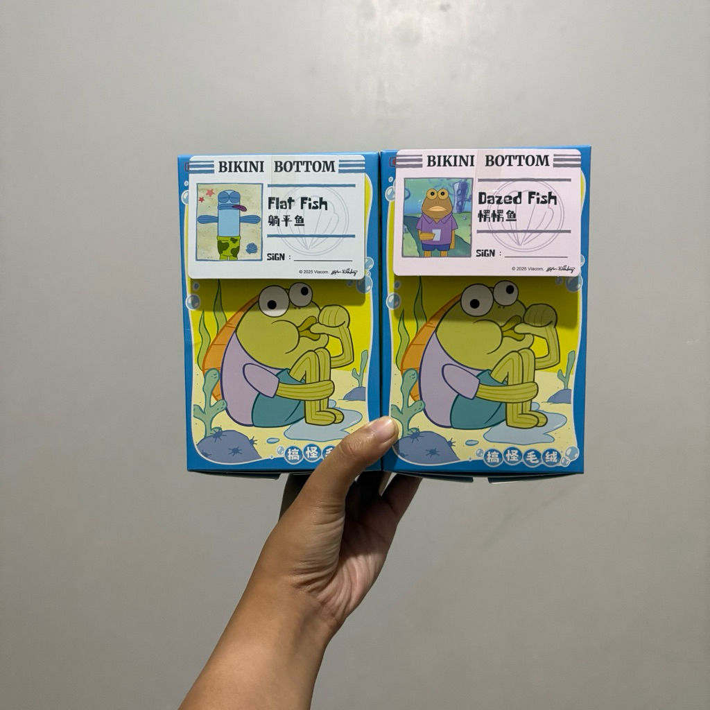 Jual [SELECTED] Pop Mart Bikini Bottom Buddies Dazed Fish Dopey Fish ...