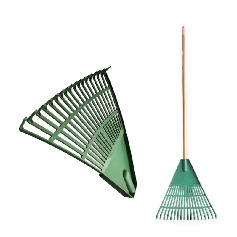 Jual Garuk Sampah Plastik + Gagang Kayu / Garpu Daun / Sapu Garuk Taman ...