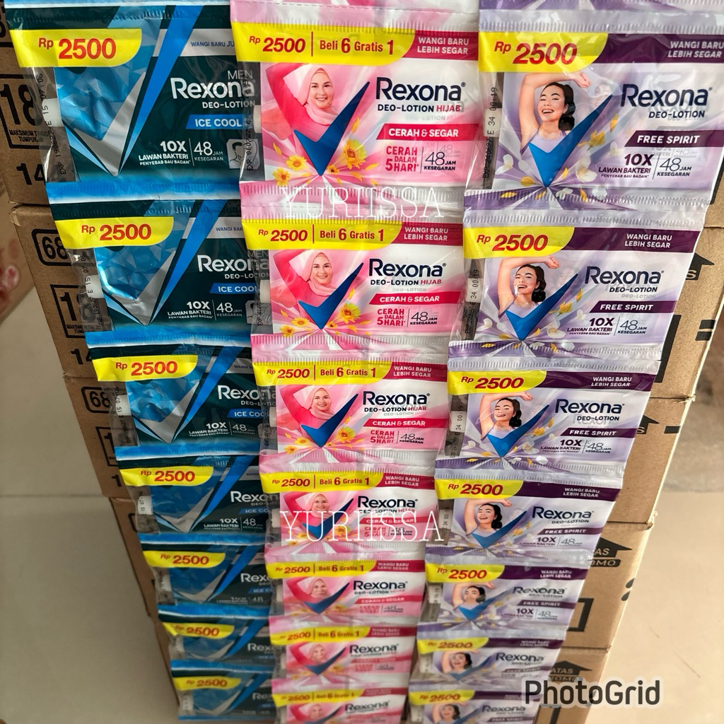 Jual Deodorant Renceng REXONA ( 6 Sachet ) | Shopee Indonesia