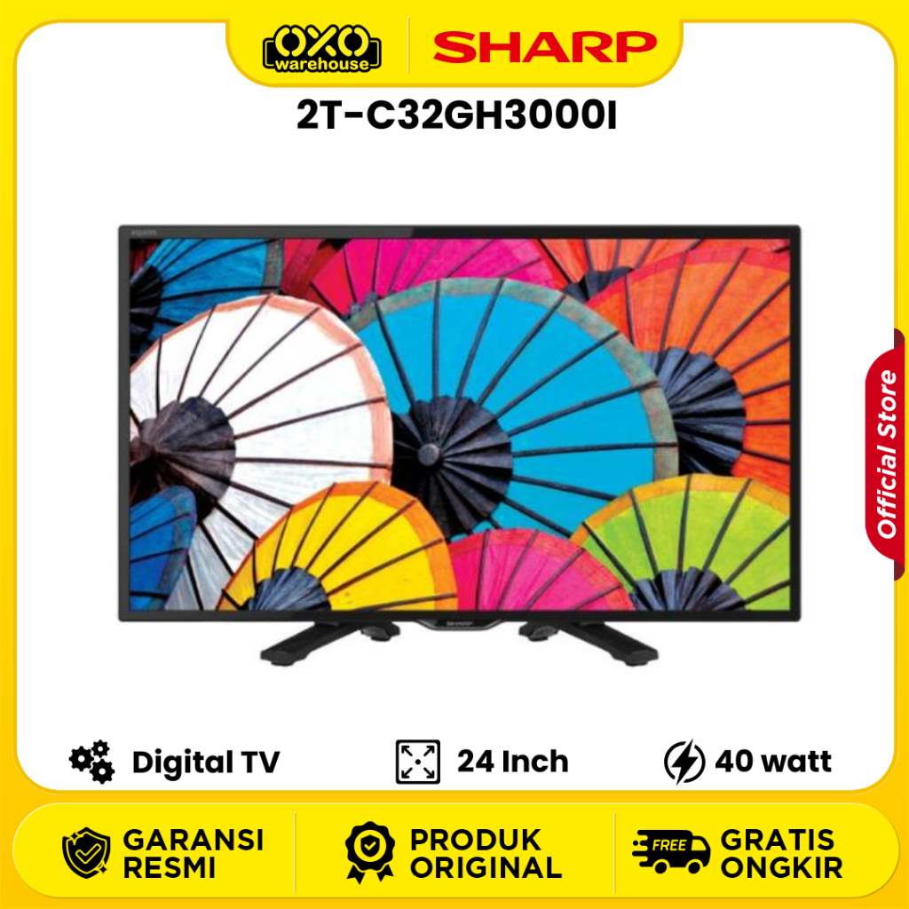 Jual SHARP 2T-C24GD1500i – TV LED 24 Inch HD Digital Dolby Audio Low ...