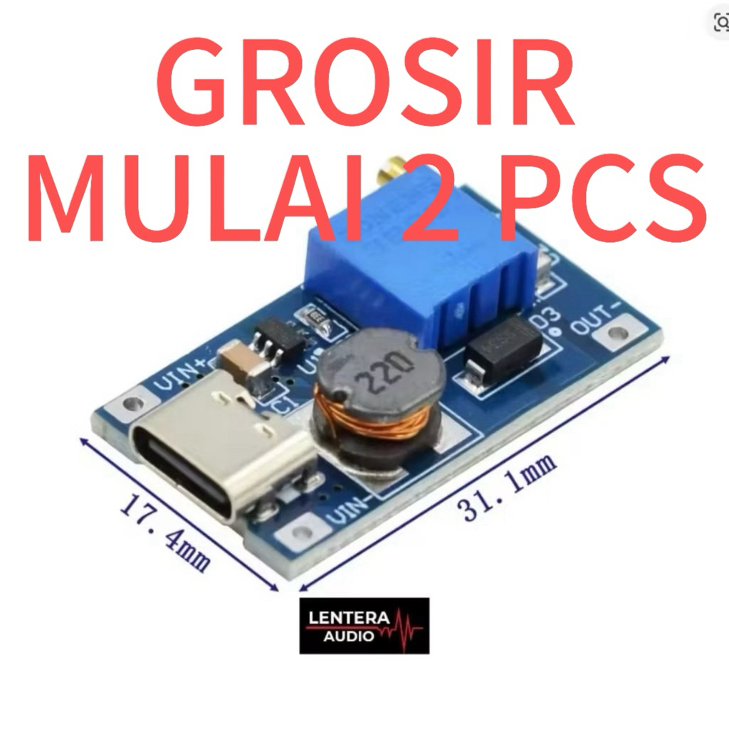 Jual MT3608 DC-DC 2A Step Up Boost Converter Module Power Supply MT ...