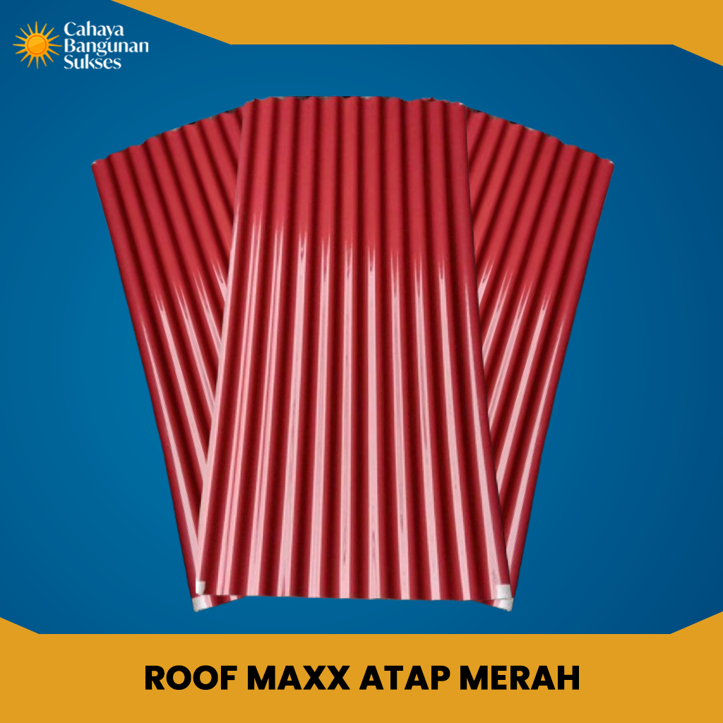 Jual ROOFMAXX ATAP FIBER MERAH | Shopee Indonesia