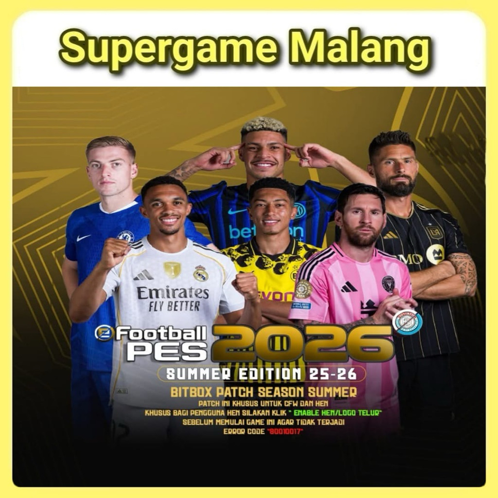 Jual Update Patch 2025 OFW PES 2021 /2021 PS3 PS4 FC 25 Fifa 25 OFW Pes ...