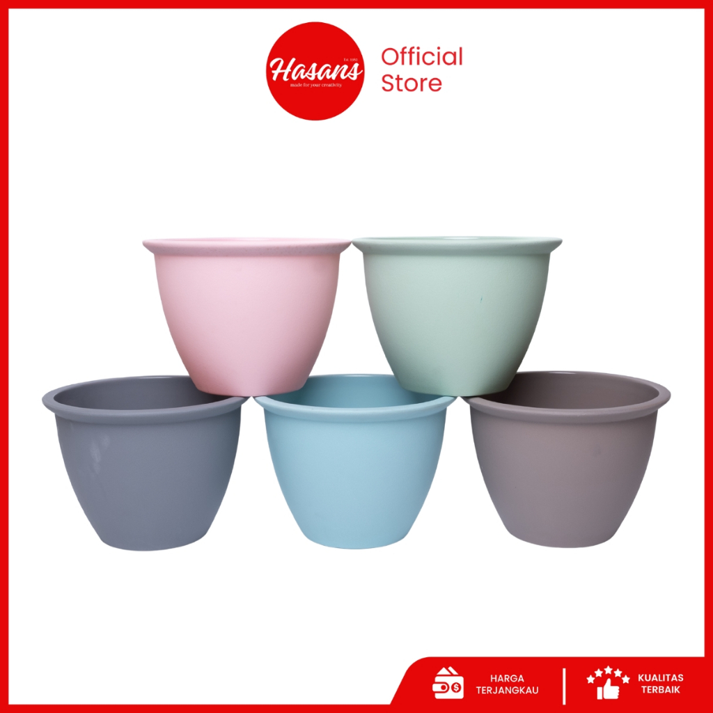 Jual Vas Bunga Minimalis / Vas Plastik Tebal / Vas Tanaman Bunga ...
