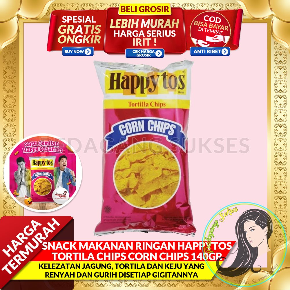 Jual GROSIR PASTI MURAH Snack Makanan Ringan Happytos Tortila Chips ...