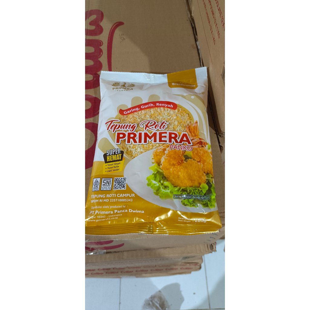 Jual Tepung Roti warna Mix/Campur 225gr Primera Panko | Shopee Indonesia