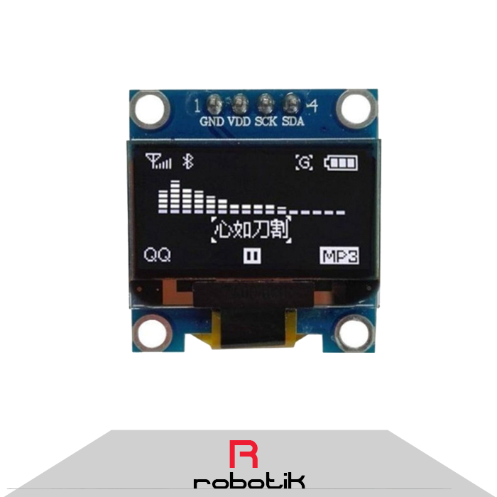 Jual OLED 0.96 Inch 4 Pin I2C IIC Display White Arduino LCD 128x64 0.96 ...