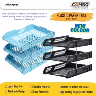 Jual Document Tray Plastik / Rak Dokumen Plastik / Paper Tray 3 Susun ...