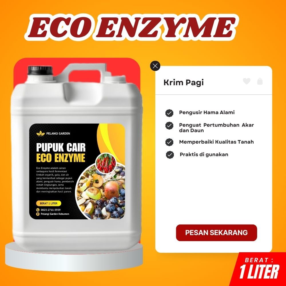 Jual RAMAH LINGKUNGAN !! Pupuk Cair Eco Enzyme Murni Isi 1 Liter ...