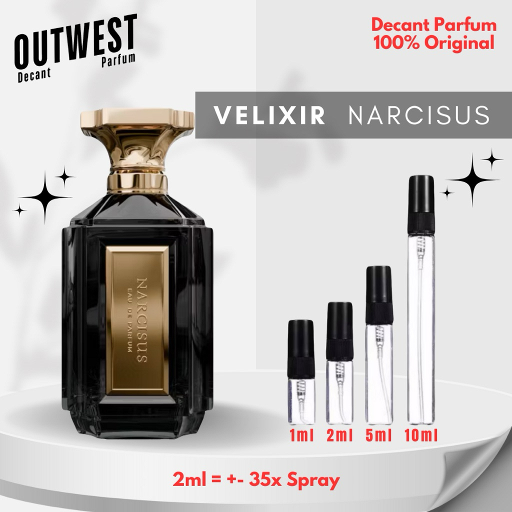 Jual Decant Parfum Velixir Narcisus EDP for Unisex | Shopee Indonesia