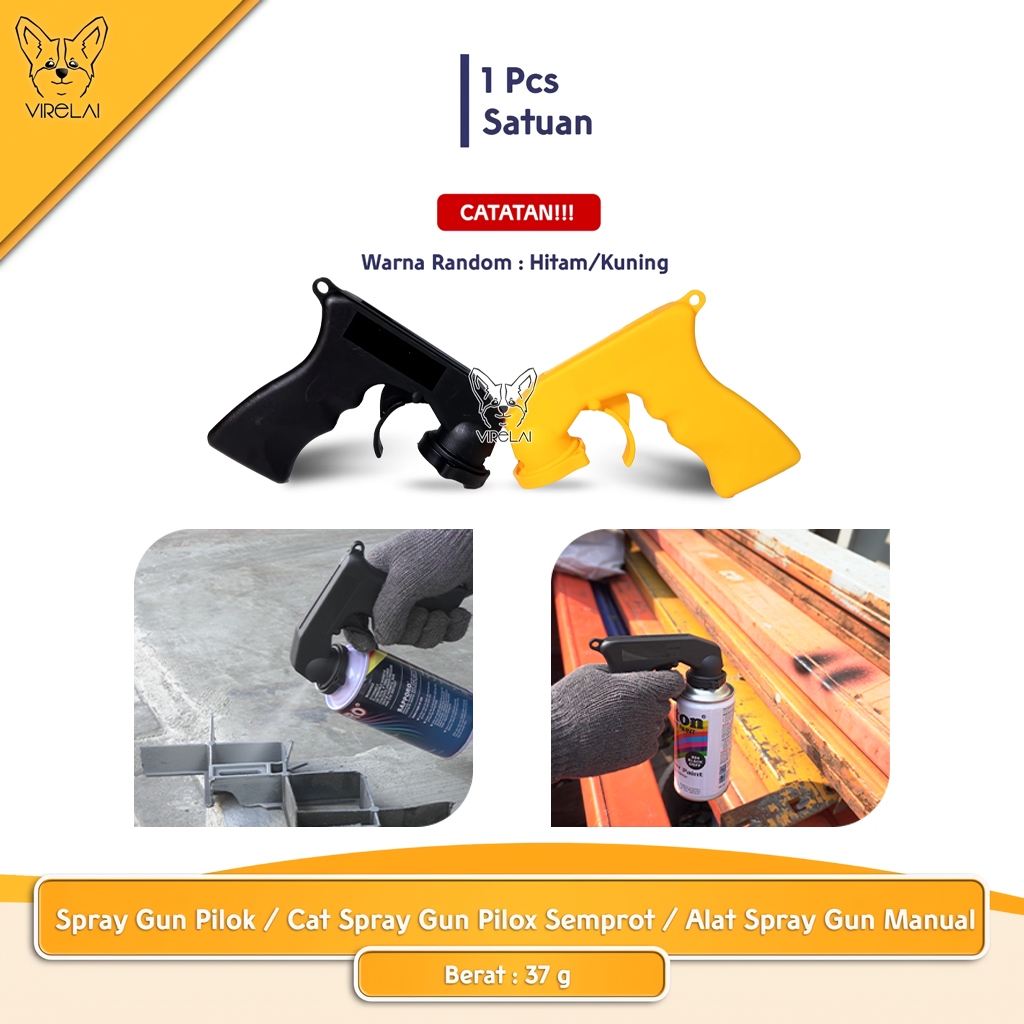 Jual [Random / Hitam+Merah] Spray Gun Pilok / Alat Bantu Cat Semprot ...