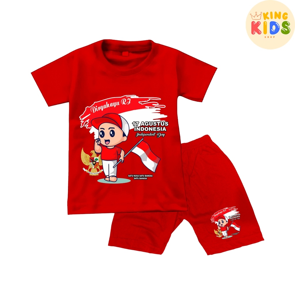 Jual Oneset Anak Agustusan Baju Celana Merdeka Labubbu Indonesia ...