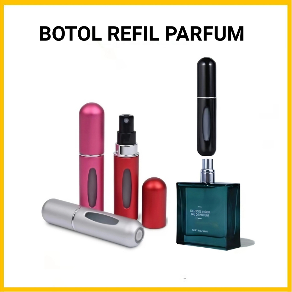 Jual Botol Parfum Refill Portabel 5ml / Botol Parfum Isi Ulang / Botol Parfum Mini | Shopee ...