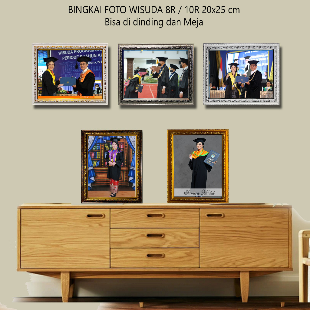 Jual Frame Foto Wisuda 8R/10R, Bingkai Foto Wisuda 8R/10R, Pigura Foto ...