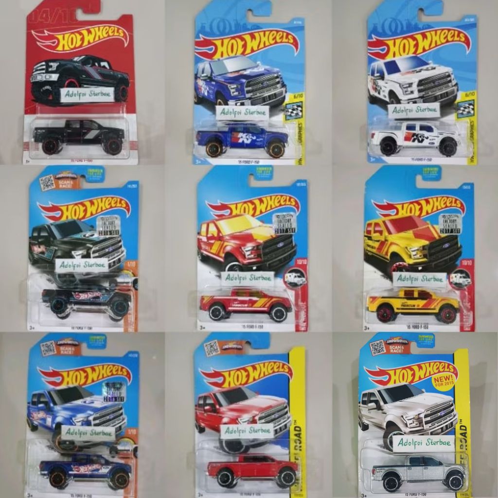 Jual hotwheels hot wheels '15 ford F-150 F150 factory sealed hw speed ...