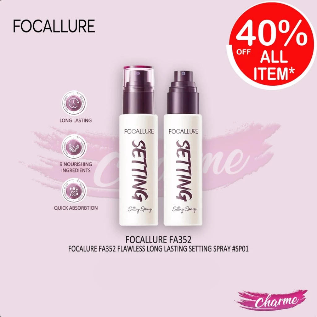 Jual (READY & ORI) FOCALLURE Flawless Long-Lasting Setting Spray Face ...