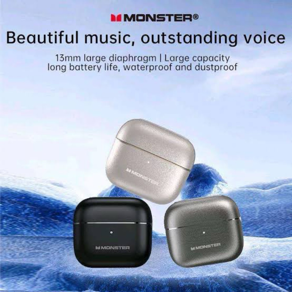 Jual Monster Aura Fit Gt13 Bluetooth Earphone Headset Tws Shopee
