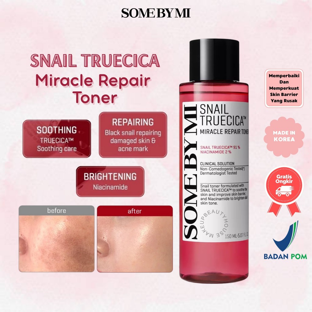 Jual SOMEBYMI Snail Truecica Miracle Repair Toner 150ml | 30ml | Shopee ...