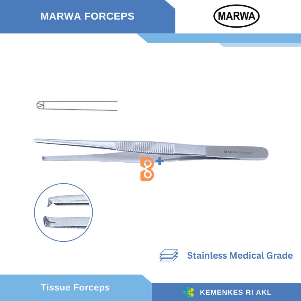 Jual Pinset Chirugis 14 cm / Pinset Cirugis / Pinset Sirugis / Tissue ...