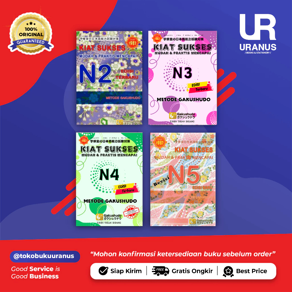 Jual Kiat Sukses Mudah & Praktis Mencapai N5 N4 N3 N2 EDISI TERBARU 100 ...