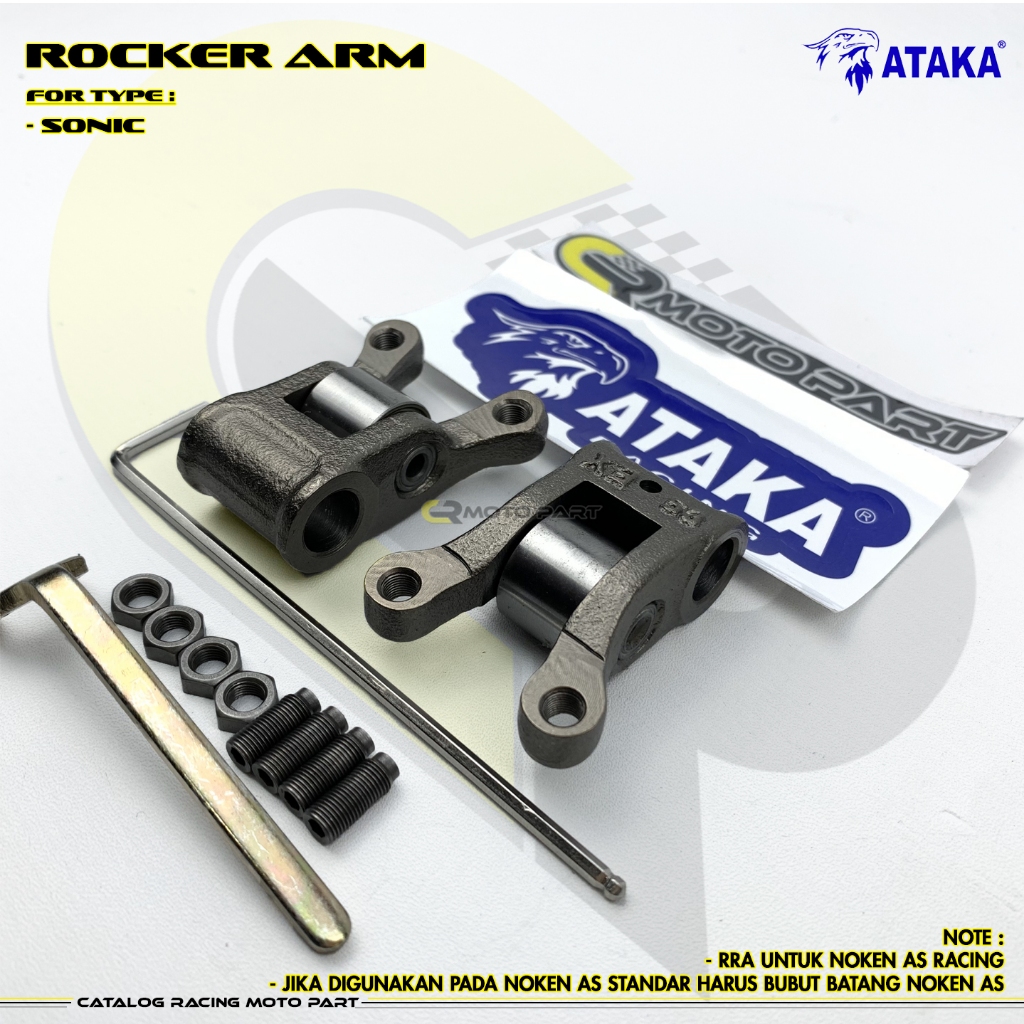 Jual ATAKA RACING Pelatuk Klep RRA Rocker Arm Sonic K56 CBR 150 LED CB ...