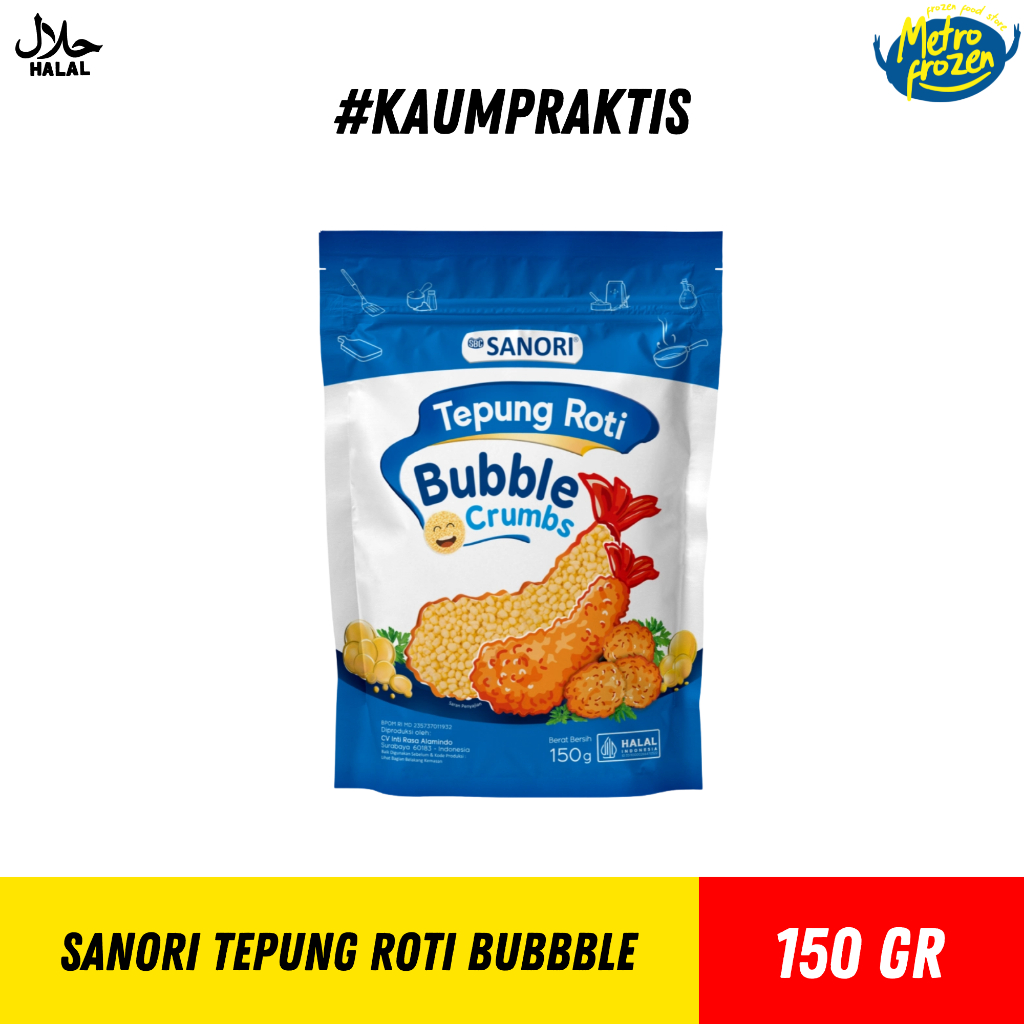 Jual SANORI Tepung Roti Bubble Crumb, Tepung Roti Crispy, Tepung Roti ...