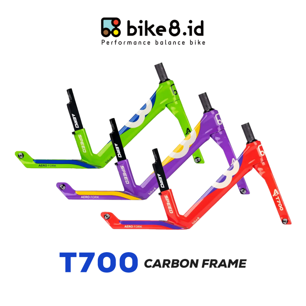 Jual FRAME BIKE8 T700 AC PRO CARBON FIBER Balance Push Bike - Sepeda ...