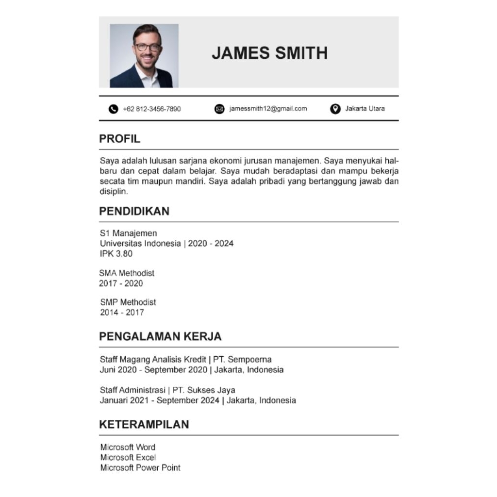 Jual Jasa Desain CV ATS - Jasa Desain CV Bagus Murah Bebas Revisi - CV ...