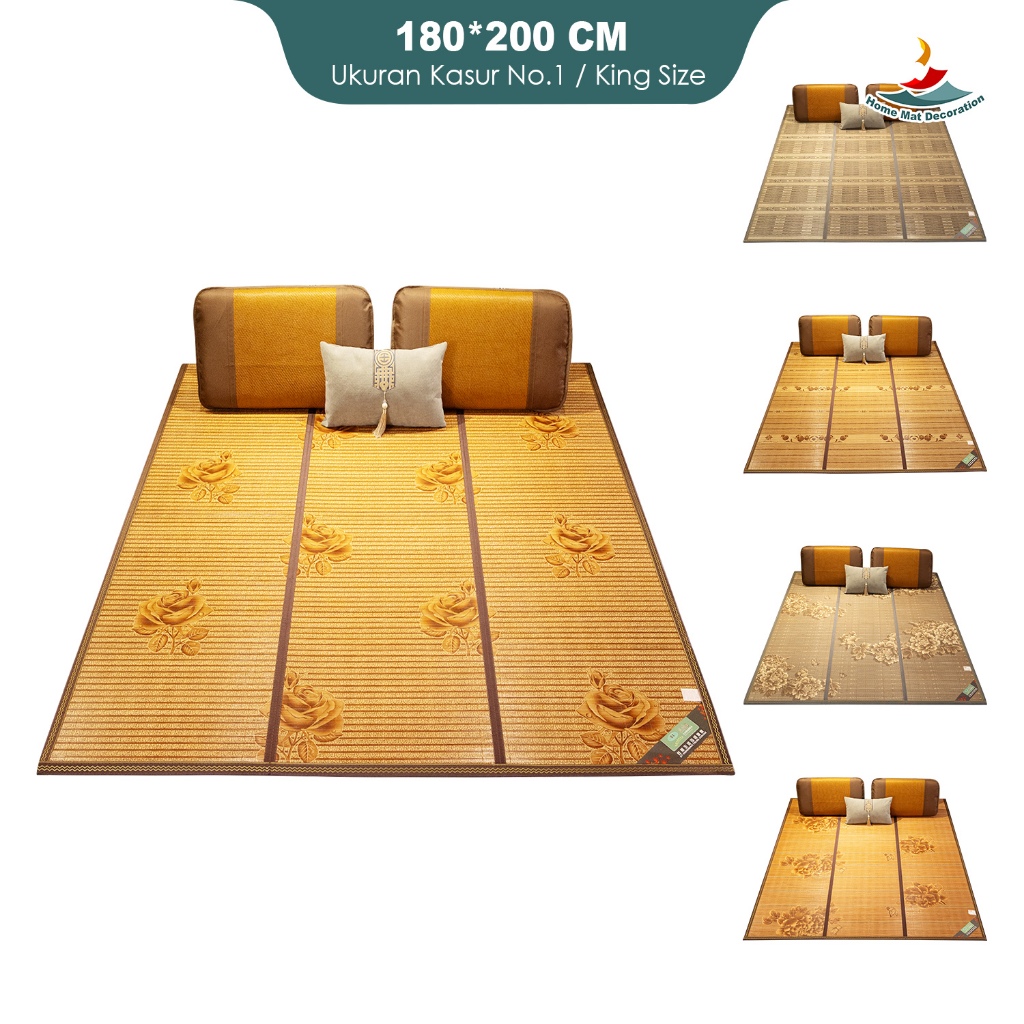 Jual HOMEMAT-FREE BAG Tikar Bambu Tatami lipat 3 TIkar Lipat Bambu ...